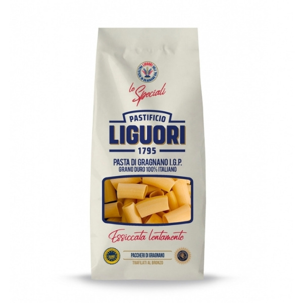 LIGUORI IGP PACCHERI RIGATI 500G - Bottega Mediterrane